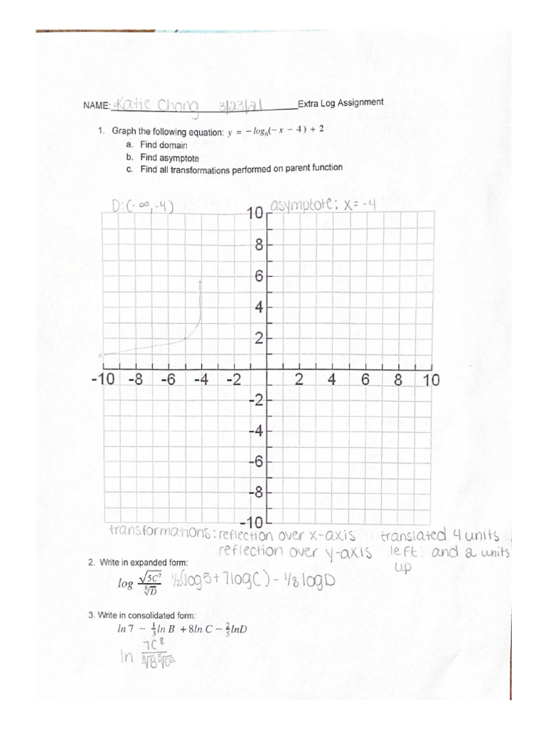 Extra Log Assignment | PDF