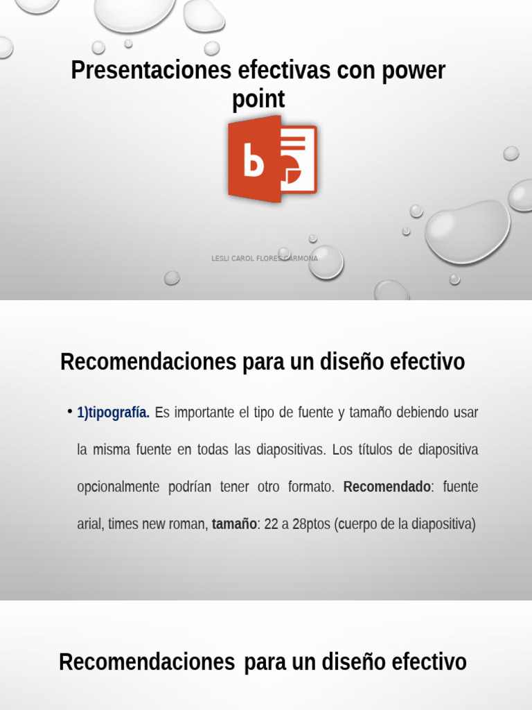 Presentaciones Efectivas Con Power Point | PDF