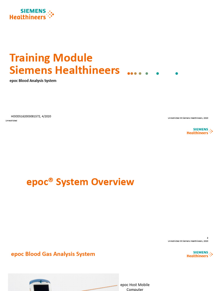 Epoc Training Module 2020-07338451 1800000007338451 | PDF