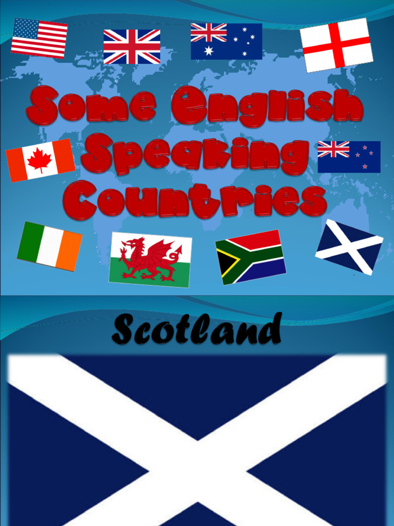 Some English Speaking Countries - Flags | PDF