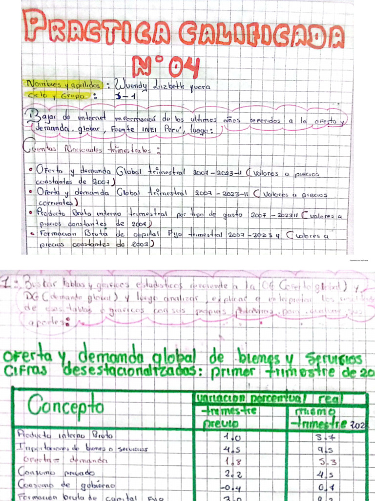 Practica Calificada N 4 | PDF