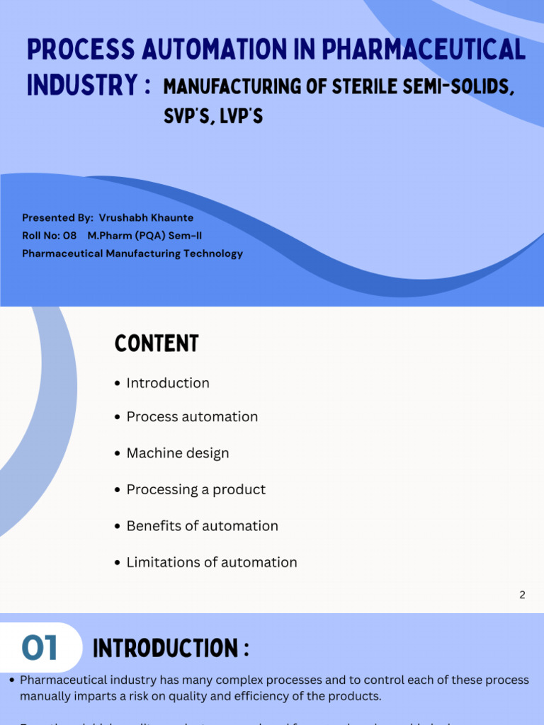 Process Automation in Pharma (PMT) | PDF