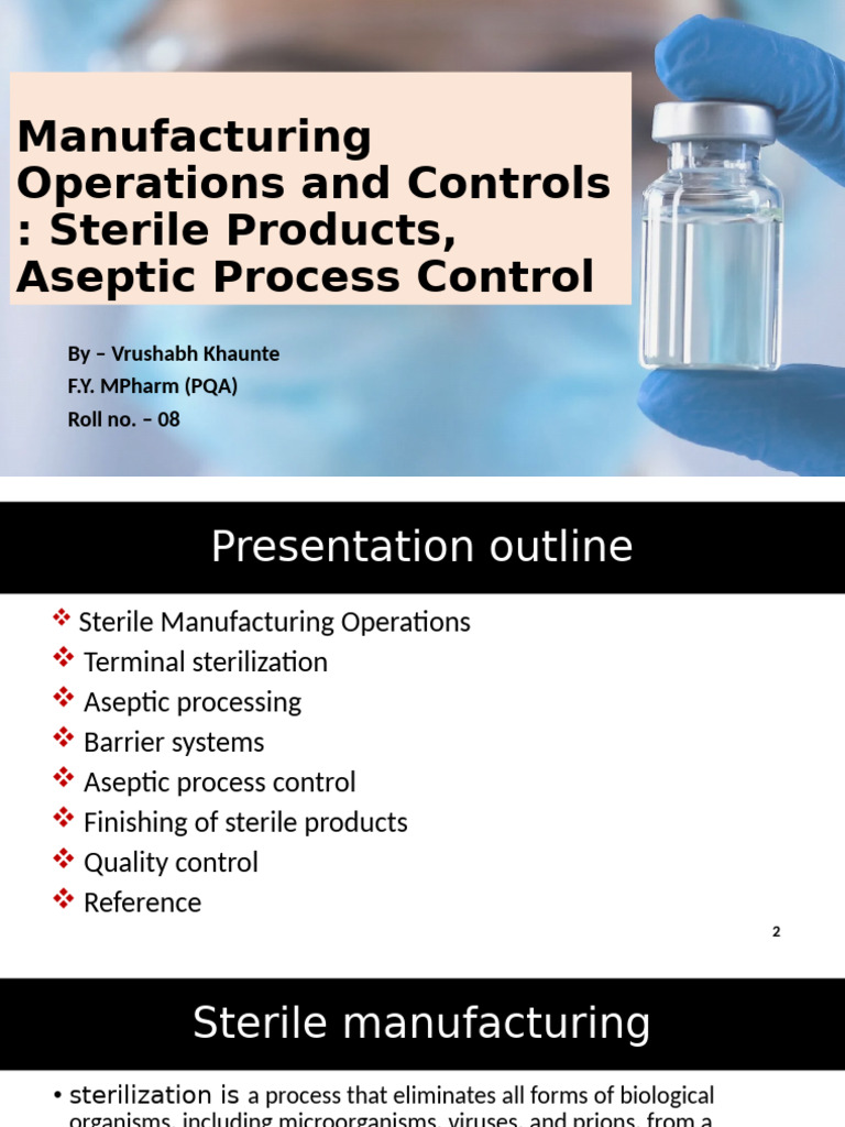 Sterile Products | PDF | Sterilization (Microbiology)
