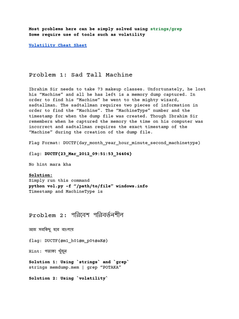 Forensic CTF Challenge Solutions | PDF | Encryption | Computing