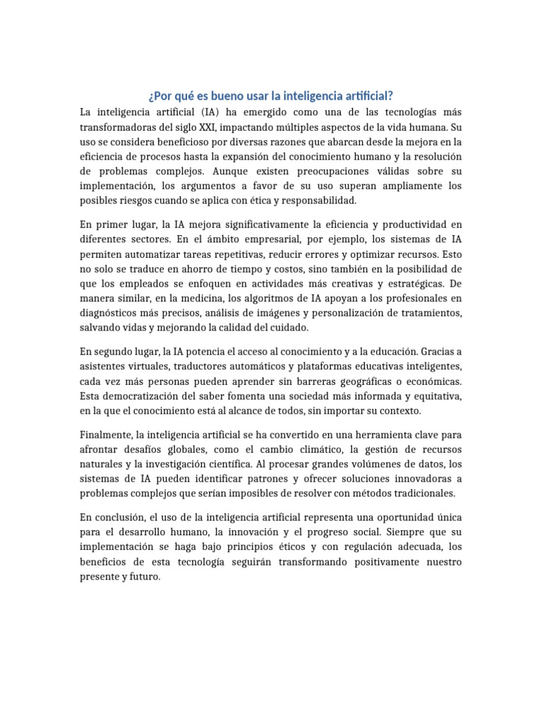 Inteligencia Artificial Argumentativo | PDF | Inteligencia artificial ...