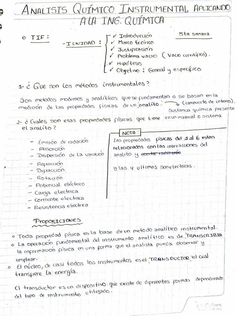 Métodos Instrumentales en | PDF