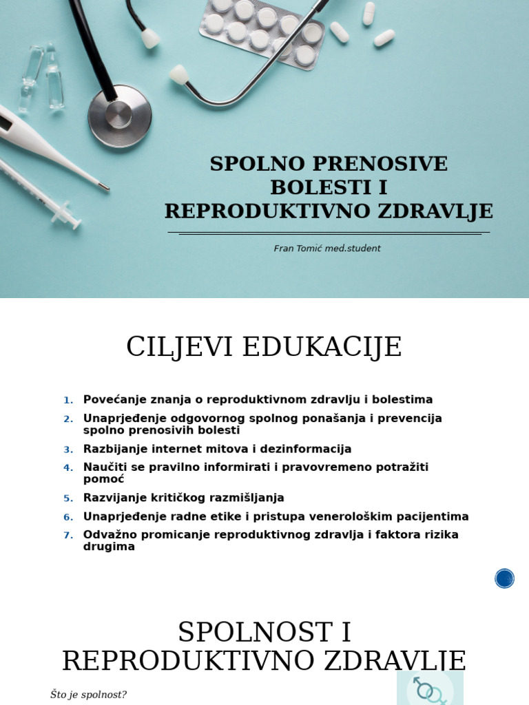 Spolno Prenosive Bolesti | PDF