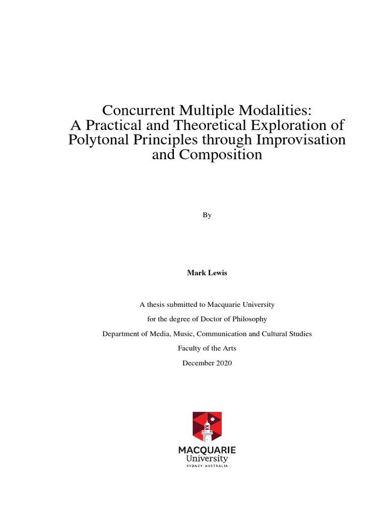 A Practical and Theoretical Exploration of Polytonality in Composition ...