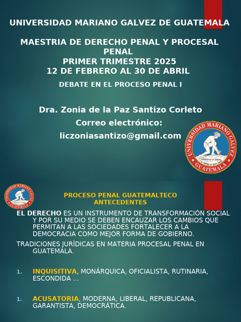 Proceso Penal Guatemalteco | PDF