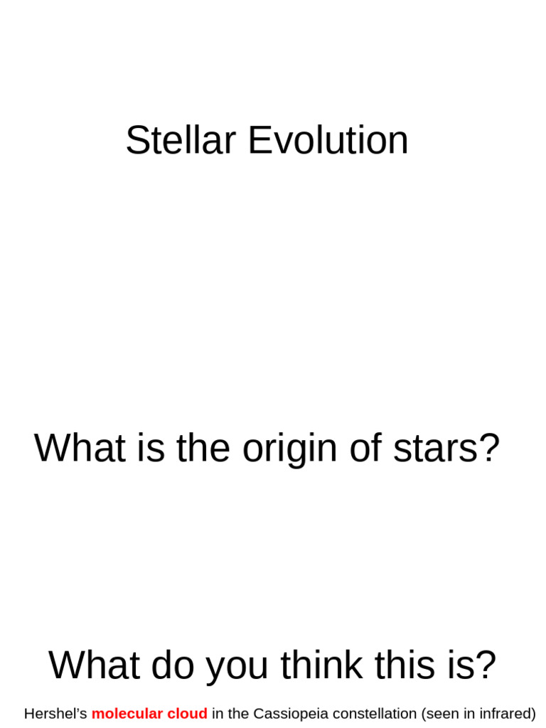 4 Stellar Evolution | PDF | Stars | Nebula