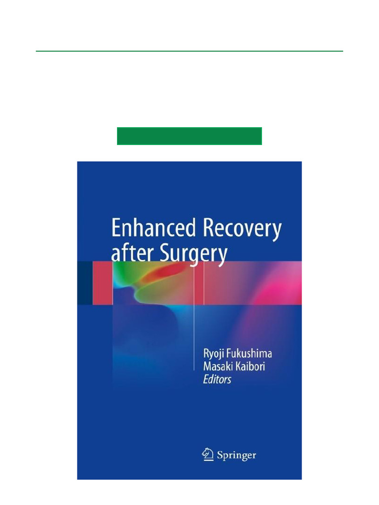 Enhanced Recovery After Surgery Guide | PDF
