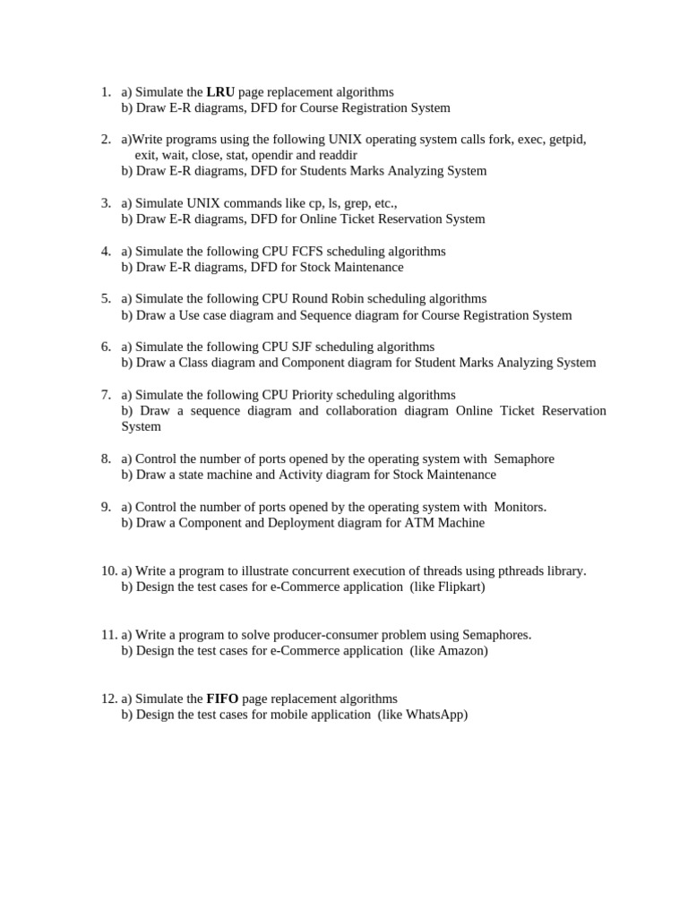SE&OS Questions | PDF
