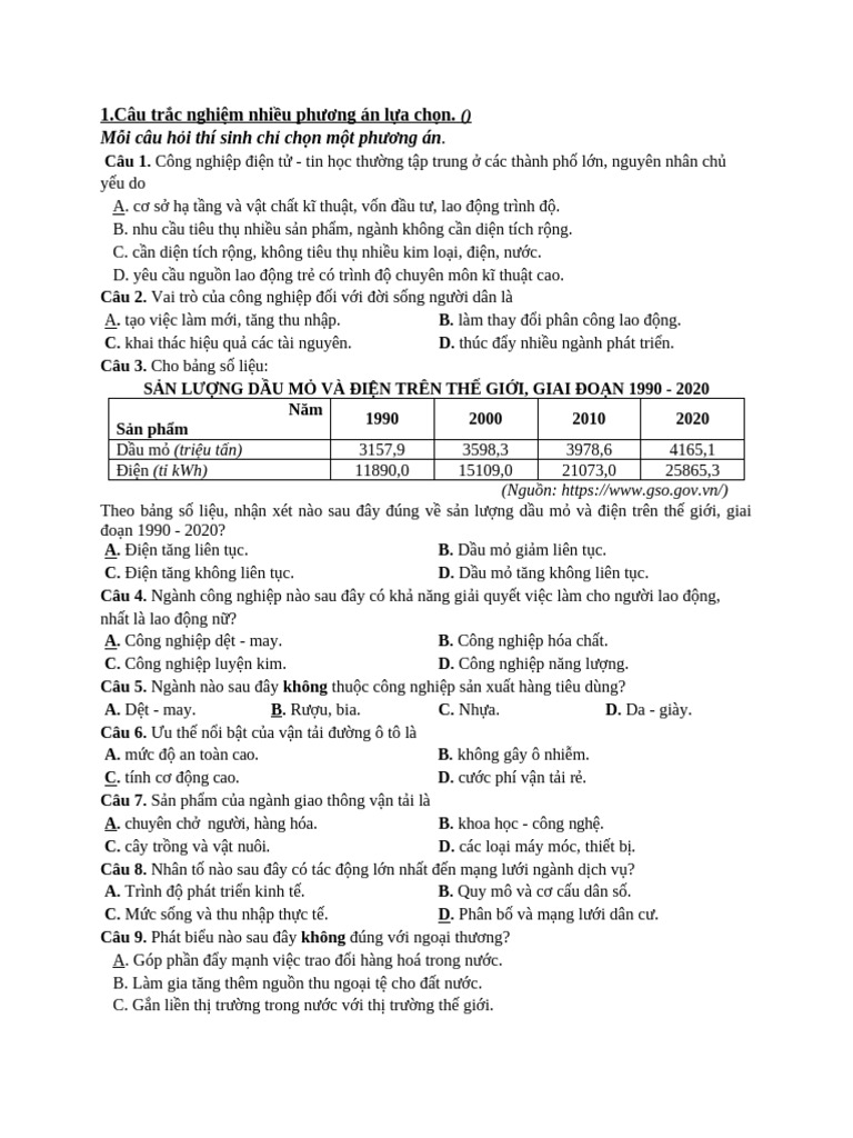 Phần 1-10 ĐỊA ck2 | PDF