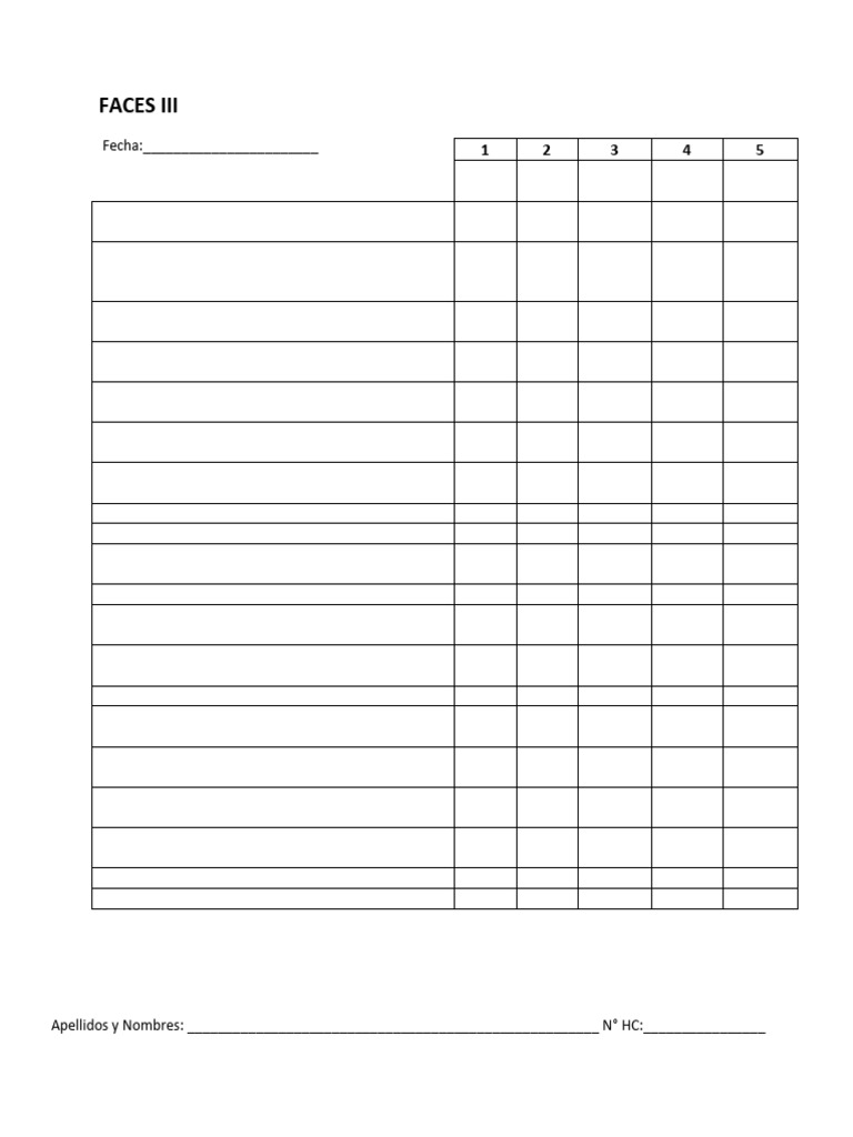 Ficha Faces Iii | PDF