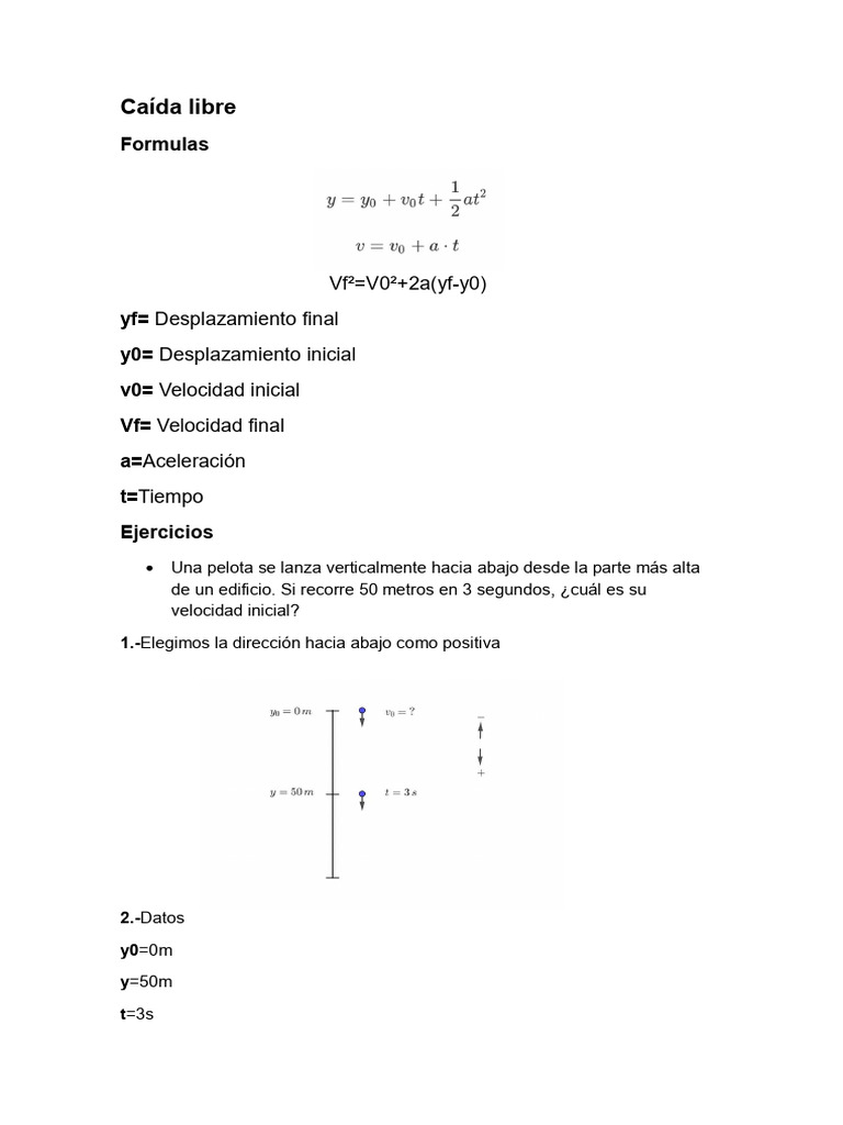 Caída Libre | PDF