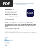 Request Letter - Cash Advance | PDF