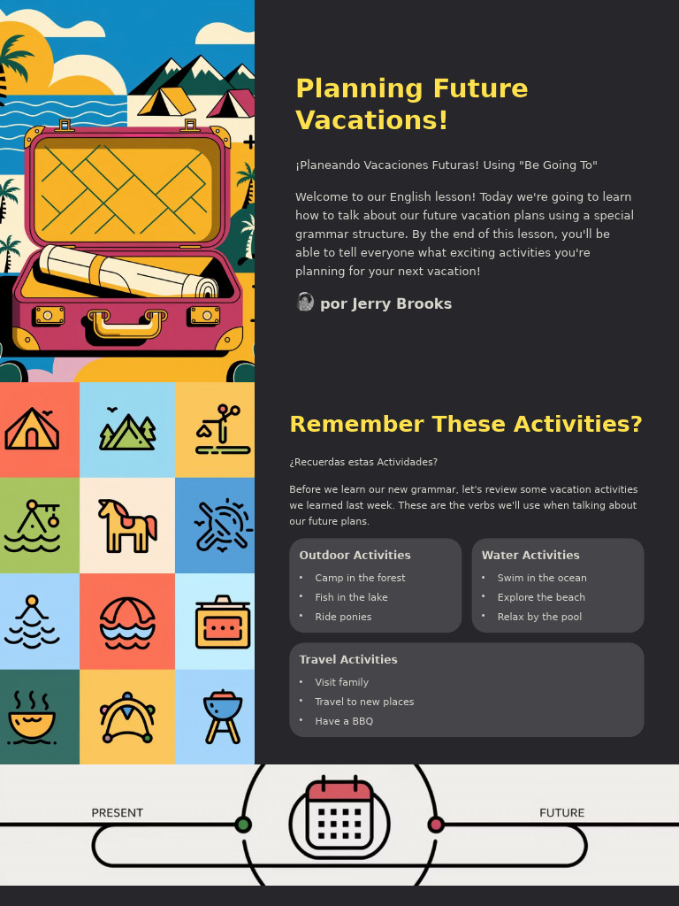 Planning-Future-Vacations | PDF | Language Mechanics | Syntax