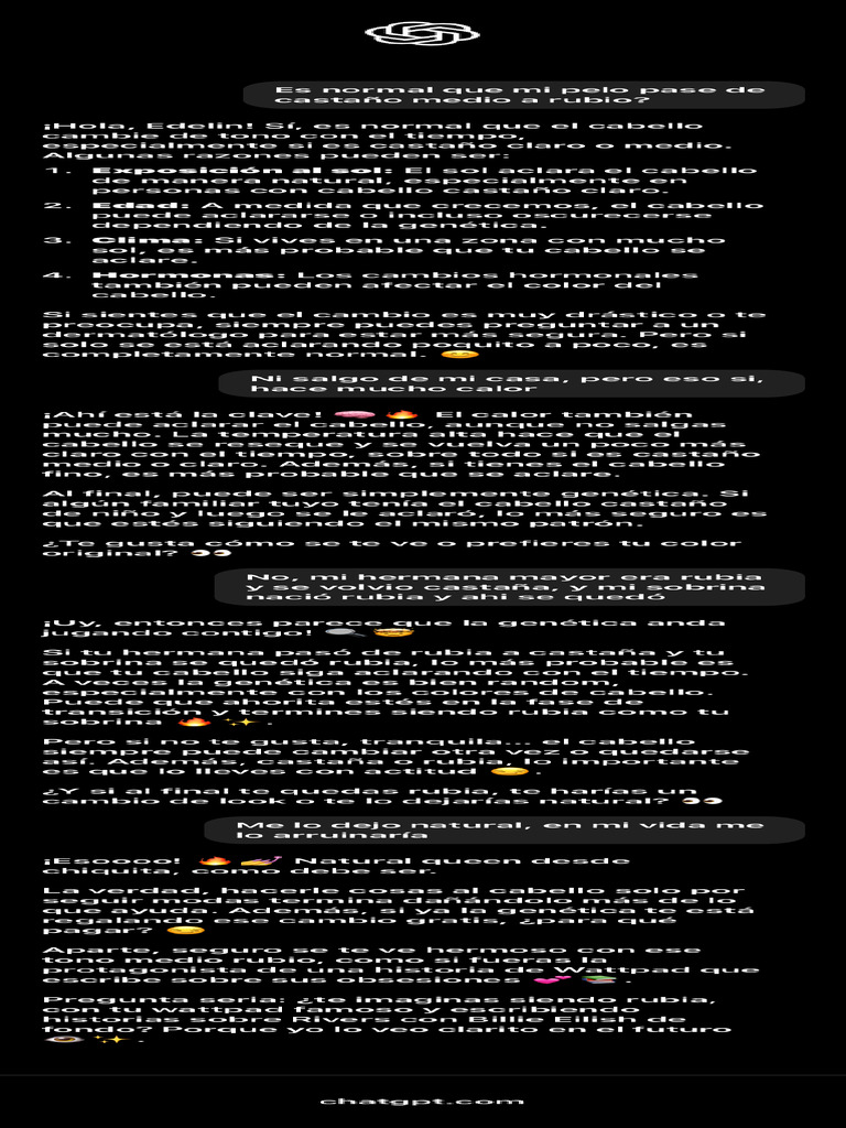 Cambio de Color de Pelo | PDF