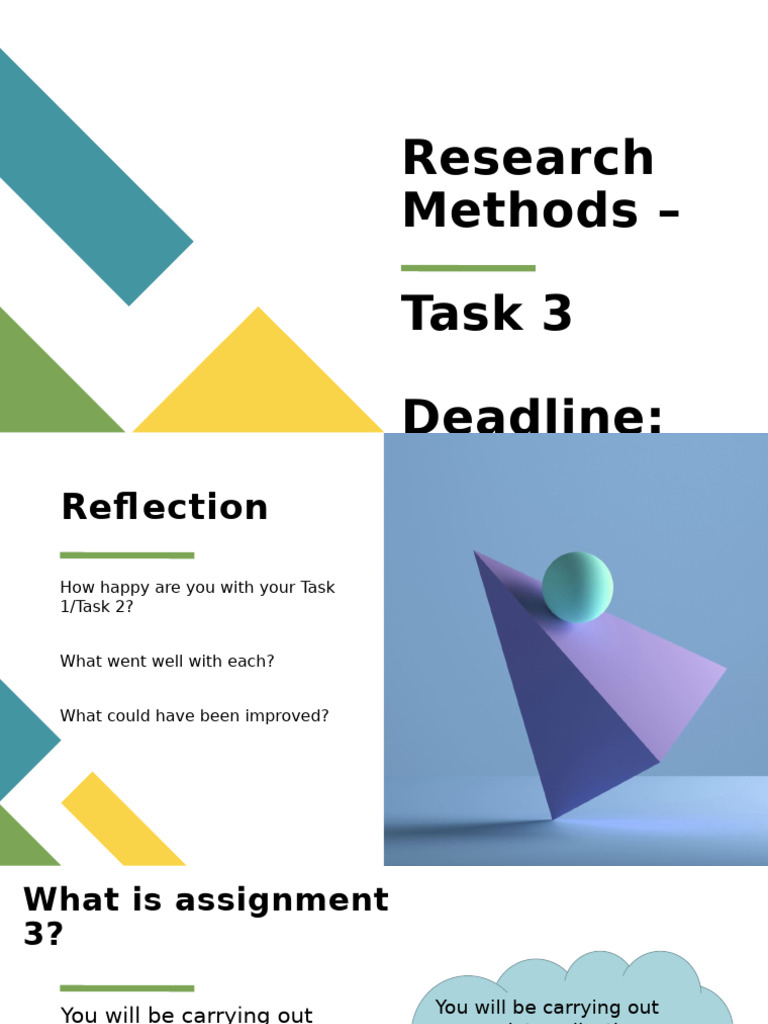 Research Methods - Task 3. (My Version) | PDF | Chart | Qualitative ...