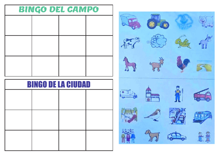 BINGO Sonidos | PDF