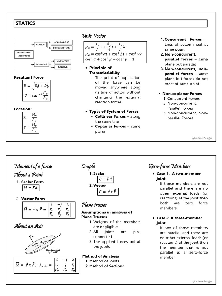 Statics and Dynamics | PDF | Momentum | Friction