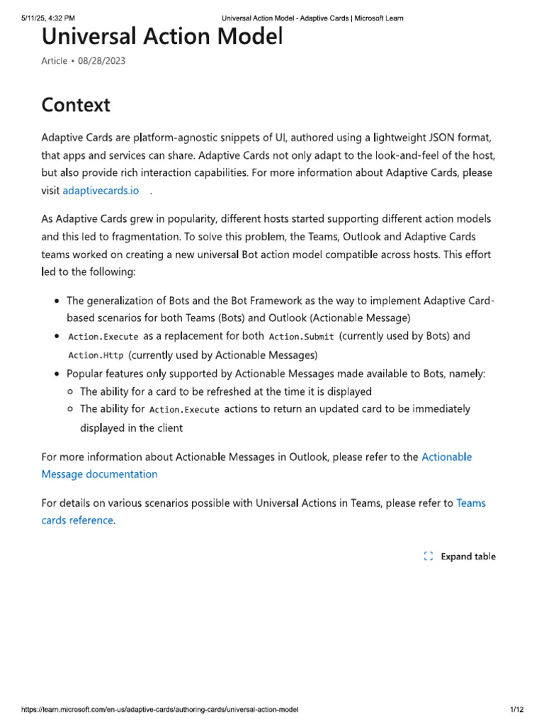 Universal Action Model | PDF