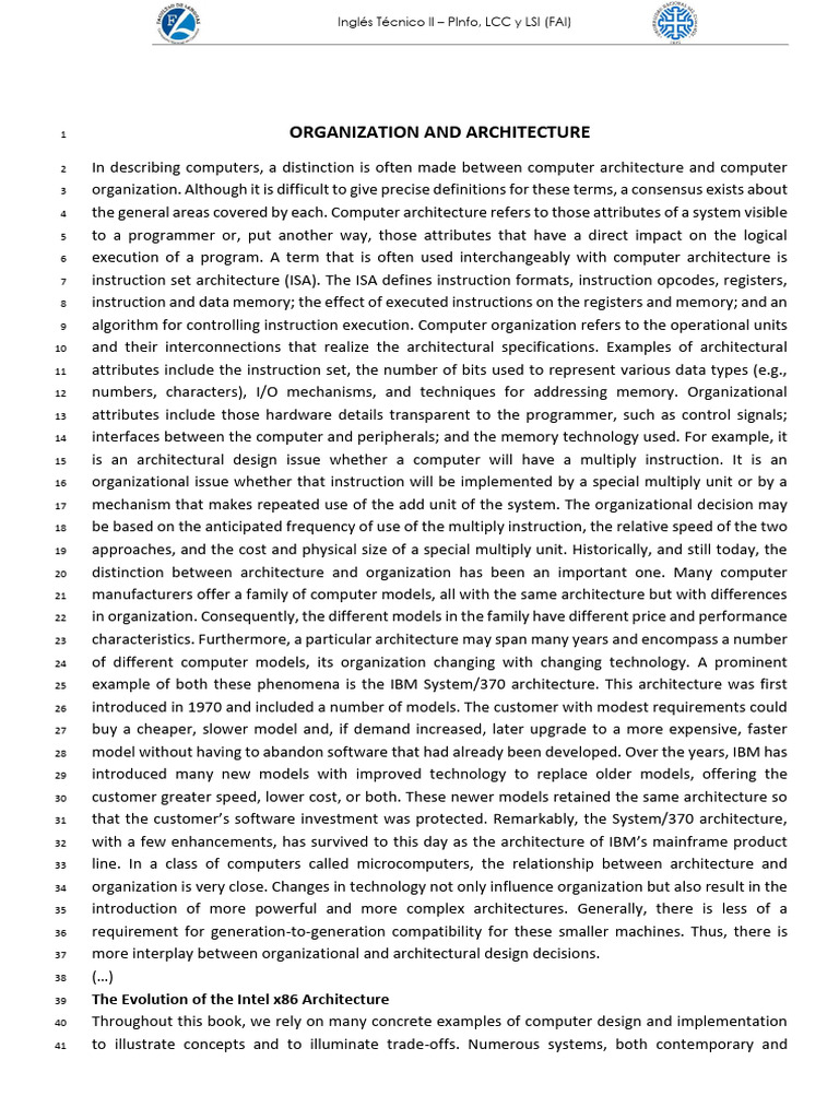 Primer Parcial - ITII 2024 | PDF | Computer Architecture | Central Processing Unit
