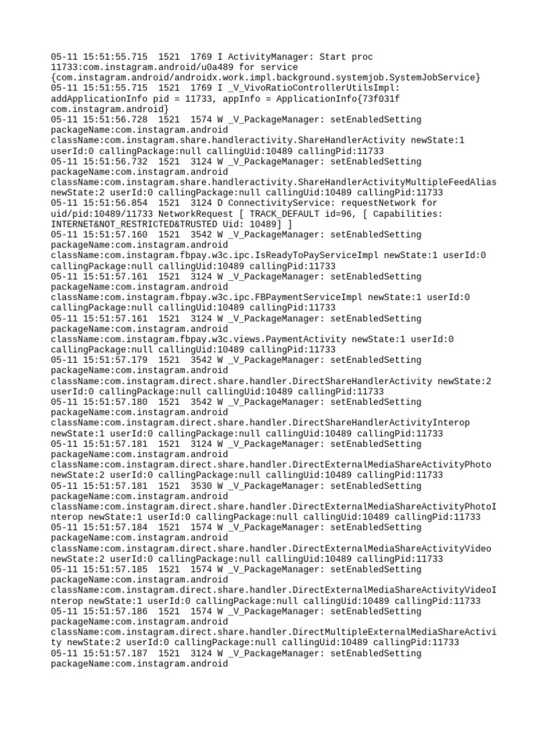 Log | PDF | Operating System Technology | System Software