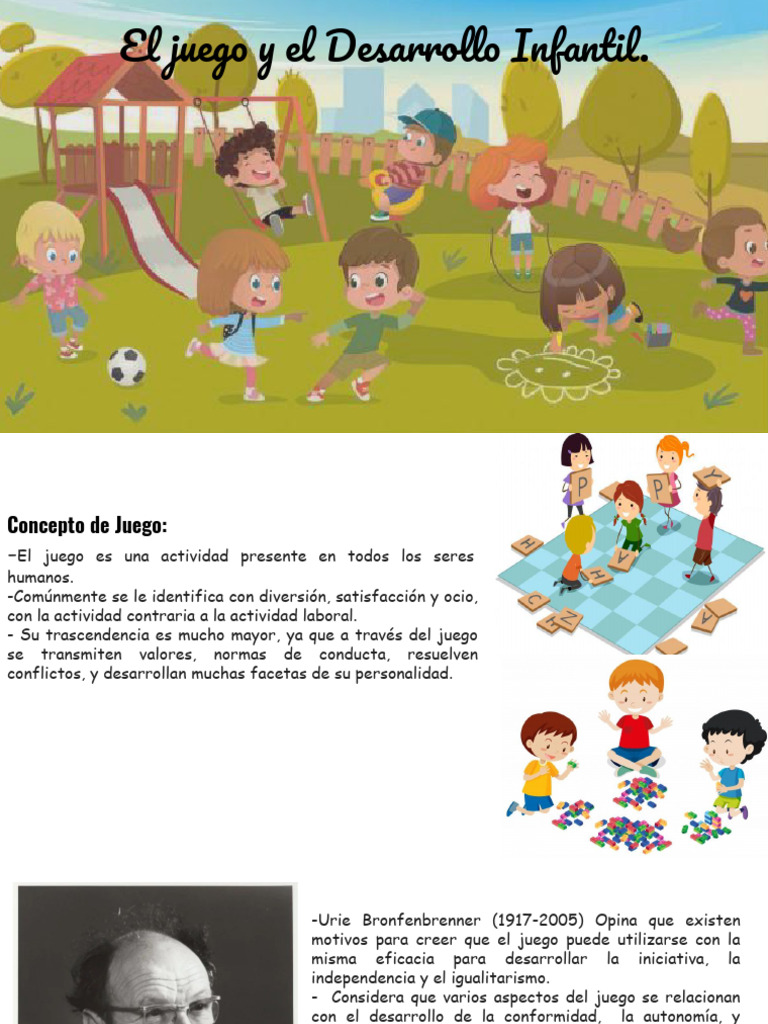 EL JUEGO Y EL DESARROLLO INFANTIL (1) | PDF | Desarrollo infantil | Aprendizaje