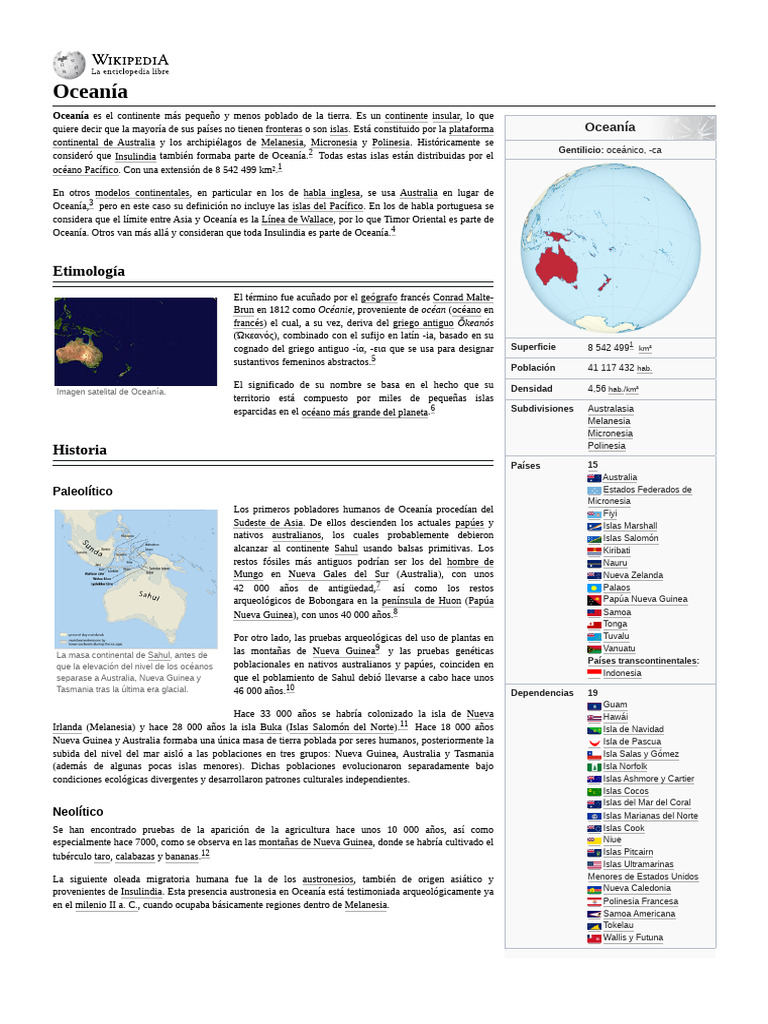 Oceanía | PDF | Oceanía | Polinesia