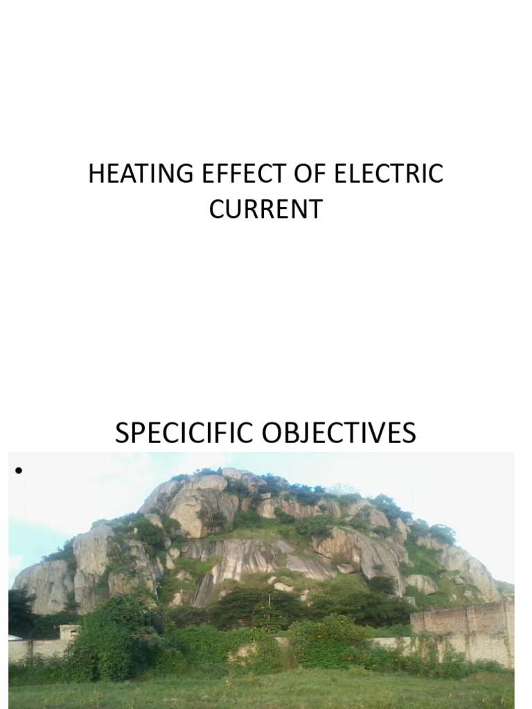 Topic 28 Heating Effect of An Electric Current | PDF | Voltage | Metrology