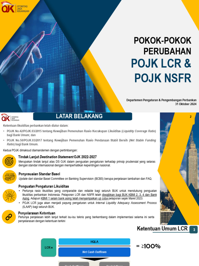 Materi Sos RPOJK LCR - RPOJK NSFR v4 | PDF