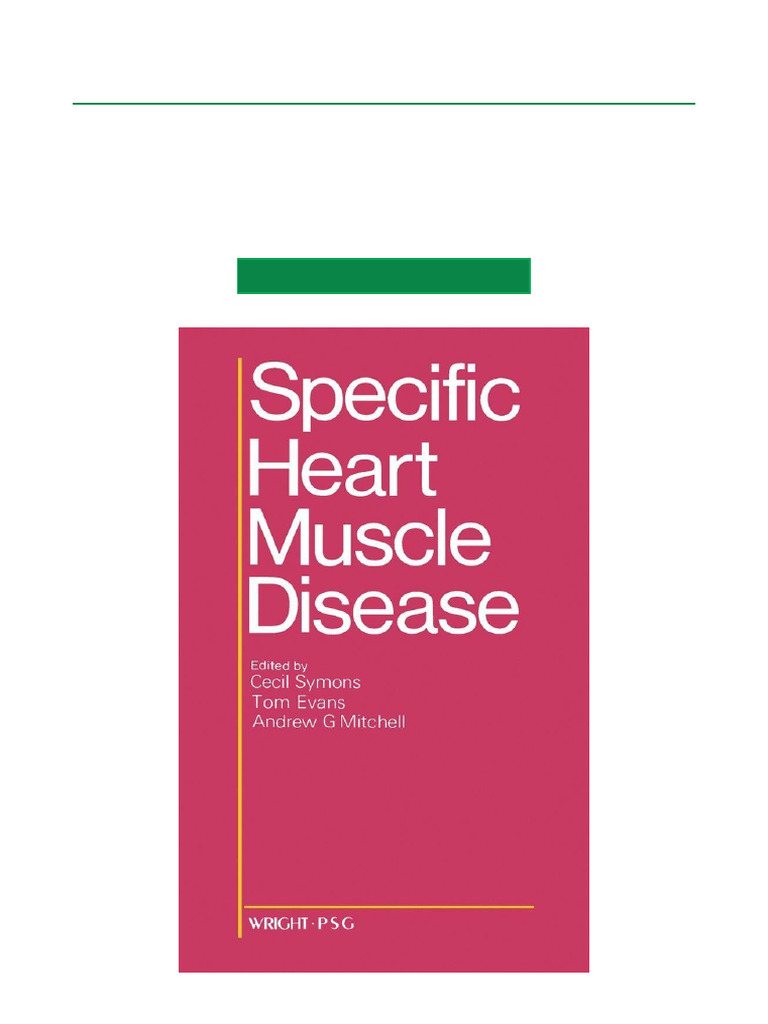 Specific Heart Muscle Disease Guide | PDF