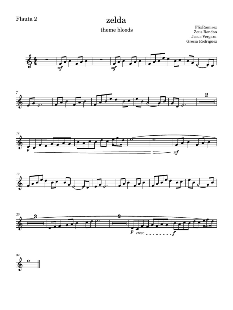 Zelda1-Flauta 2 | PDF