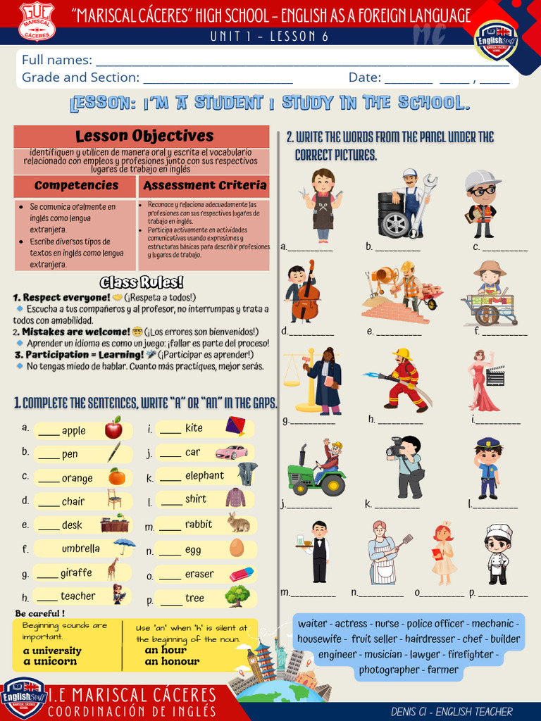 Unit 1 Lesson 6 Practice | PDF