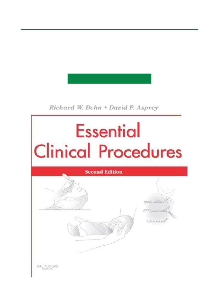 eTextbook Essential Clinical Procedures - 2nd Edition Optimized EPUB ...