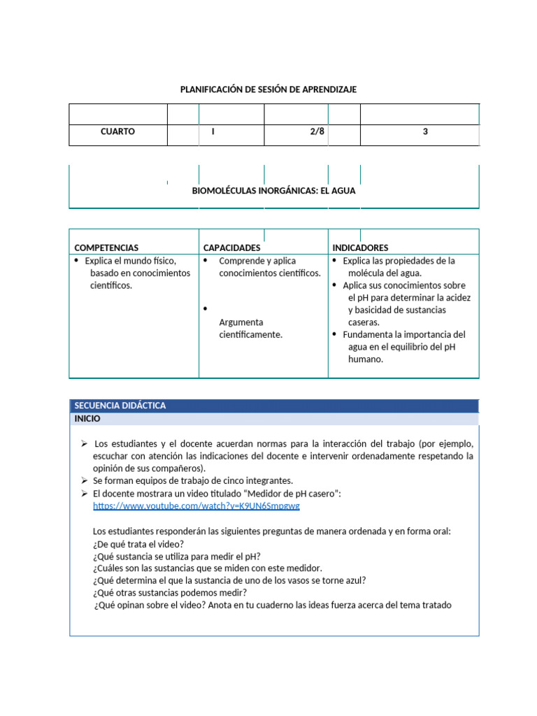 Cta4 U1-Sesion2 | PDF | Aprendizaje