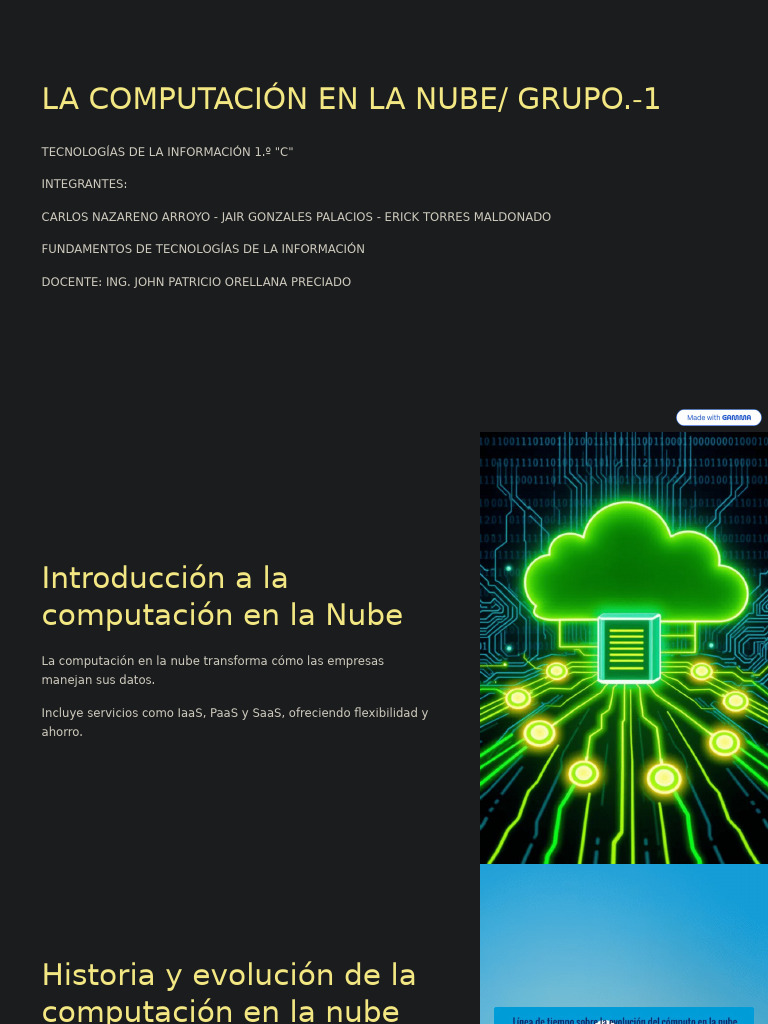 La Computacion en La Nube | PDF | Computación en la nube | Software como servicio