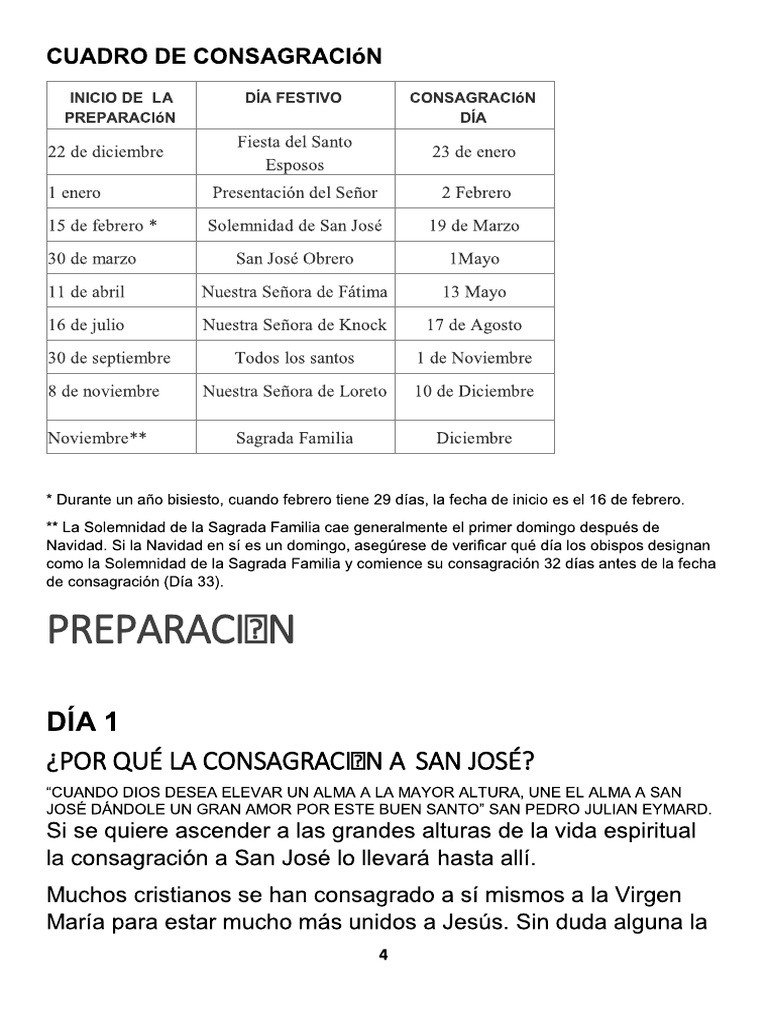 San Jose Preparacion a La Consagracion 03 | PDF