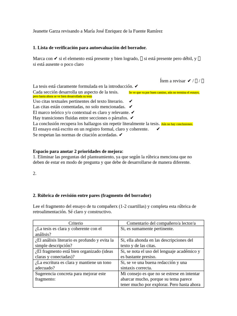 Revisión y Mejora de Ensayo Literario | PDF | Ensayos | Comunicación humana