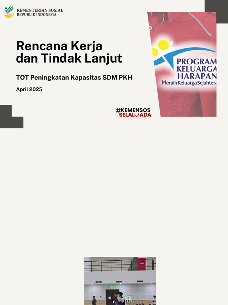 Modul 8. RKTL Pelatihan SDM PKH (2025) | PDF
