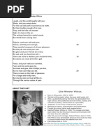 Solitude by Ella Wheeler Wilcox (Poem + Analysis) | PDF | Poetry ...