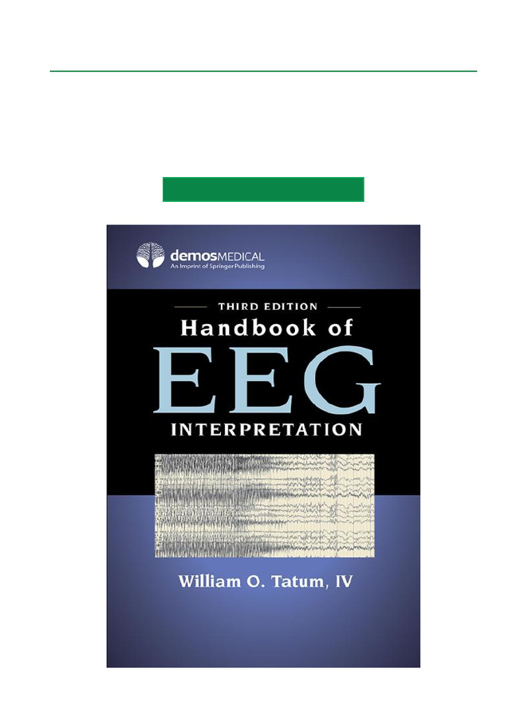 New Release Handbook of EEG Interpretation - 3rd Edition Authorized ...