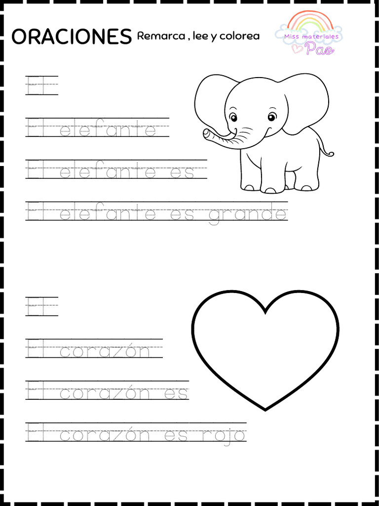 Oraciones Feb 2 Miss Materiales Pao | PDF