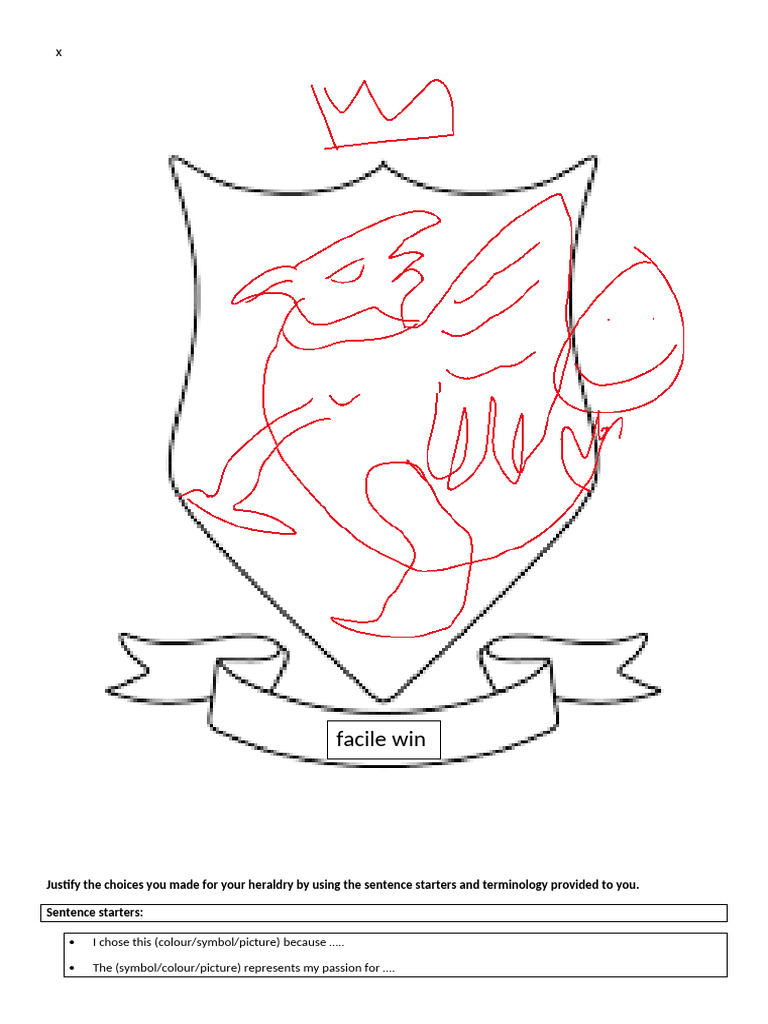 Coat of Arms Template 212O38132 | PDF