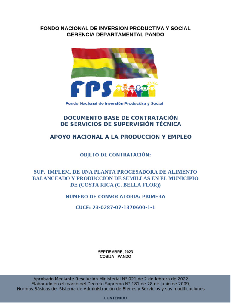 dbc CNST PLANTA DE BALANCEADOS | PDF | Presupuesto