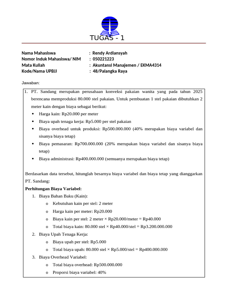 Tugas 1 Sesi 3 | PDF