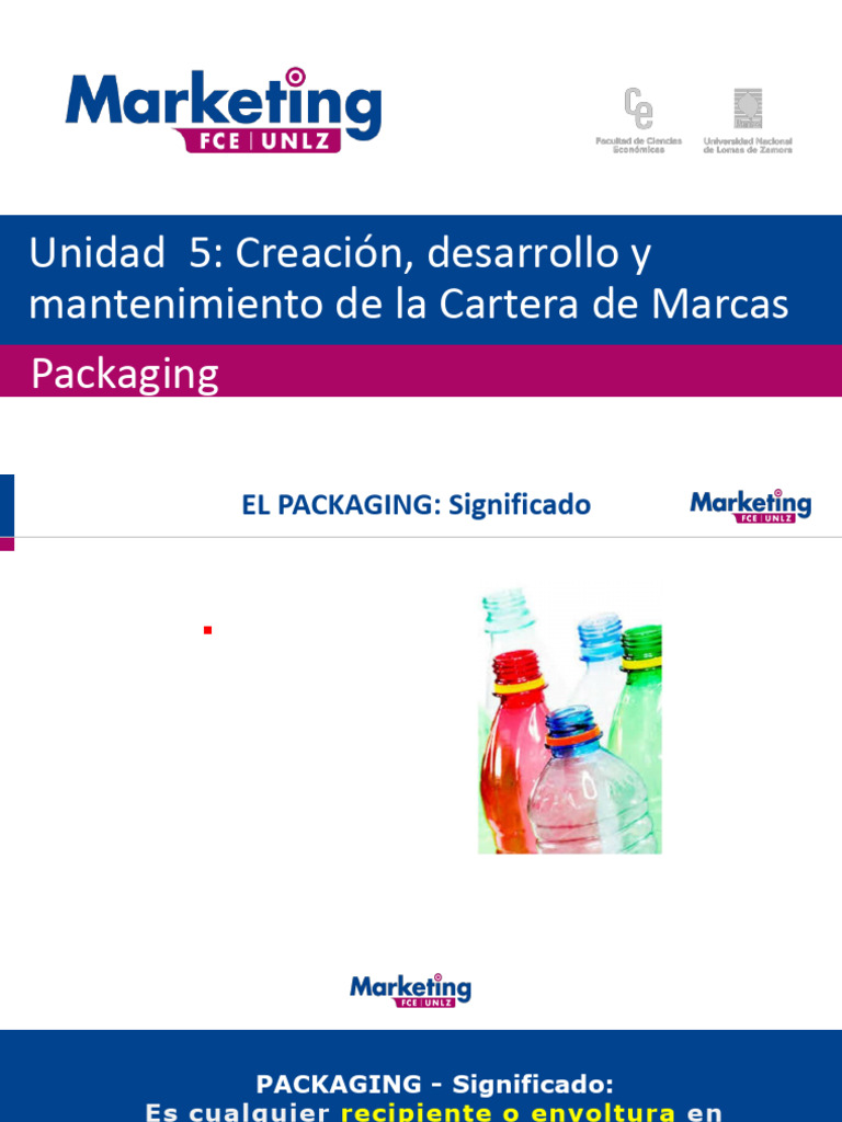 U5 - MKT - Packaging | PDF | Diseño