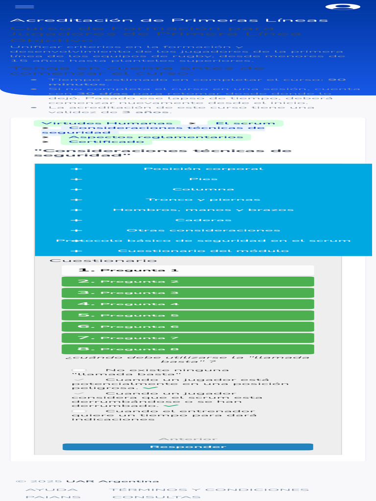 UAR - Conecta - Rugby 3 | PDF