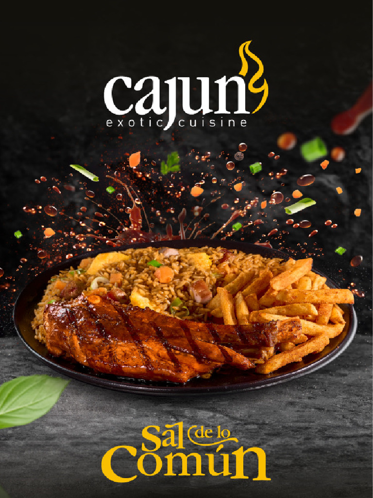 Cajun Menu | PDF